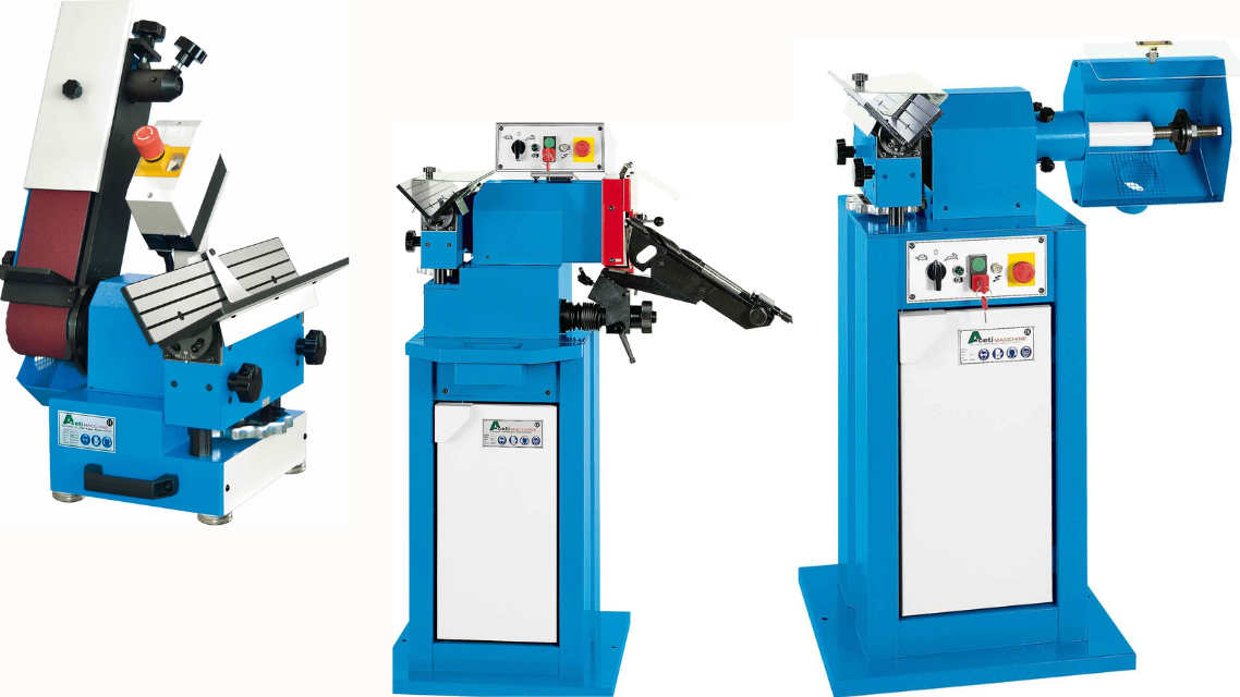 Kombinace brusky / leštičky s úkosovačkou - kovobrusky.cz